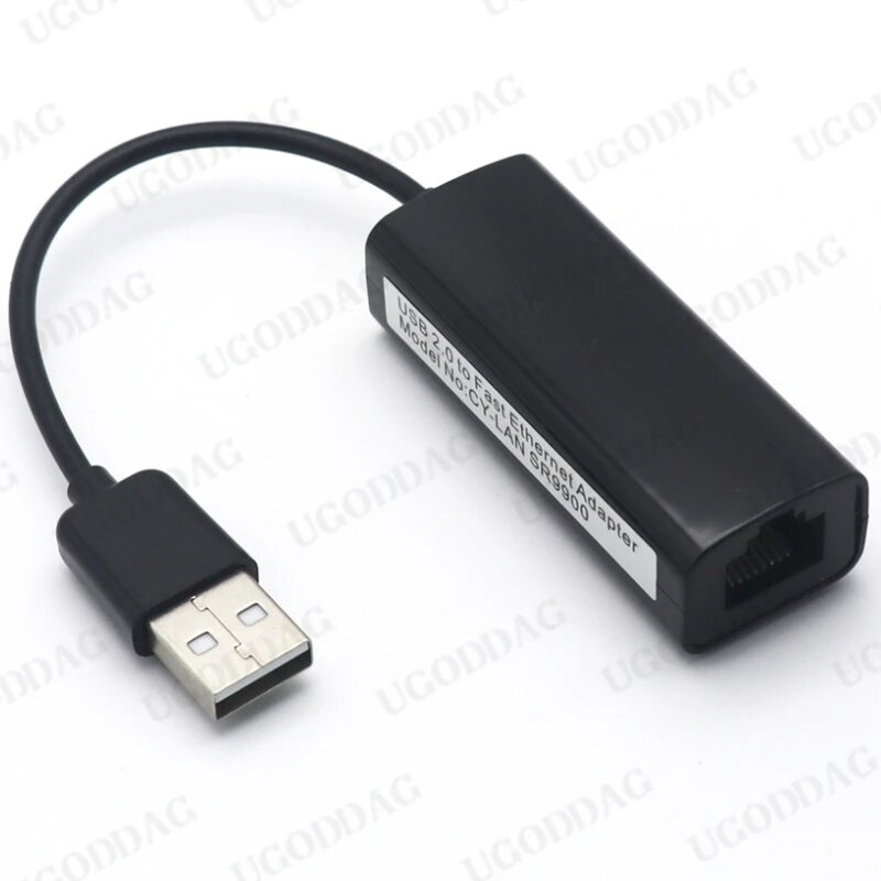 Портативная сетевая карта USB 2.0 к RJ45 10/100 Мбит/с USB к RJ45 Ethernet Lan-адаптер для ПК, ноутбука, Windows XP 7 8