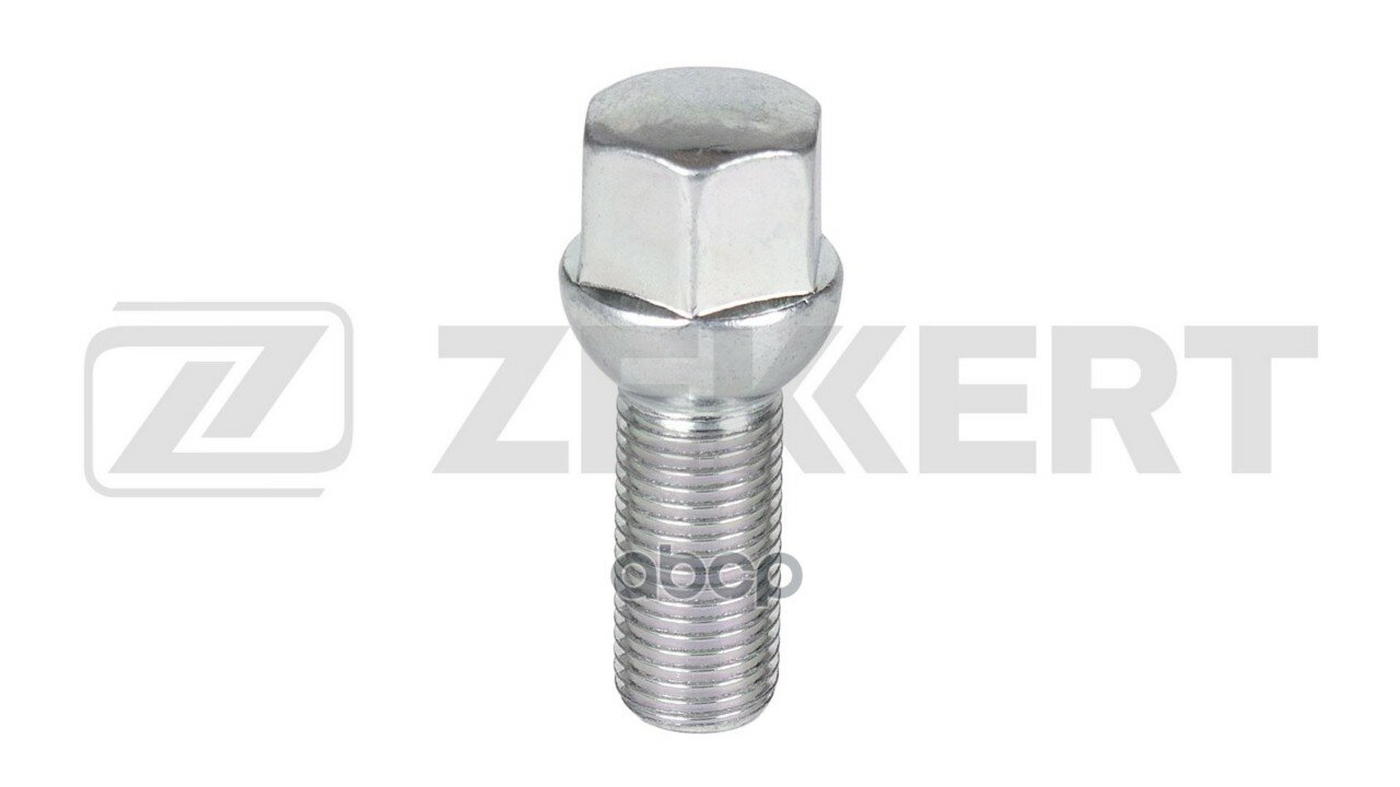 Болт колесный сфера M14 x 1 5 длина резьбы 30 ключ 19 Цинк Zekkert арт. be-4144