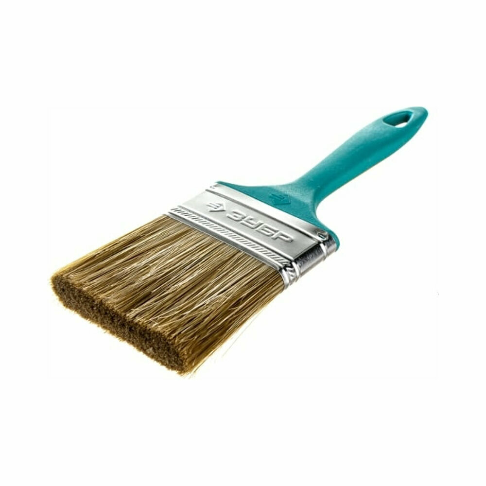 Набор Кисть ЗУБР "КП-14" плоская, смешанная щетина, пластмассовая рукоятка, 50мм {4-01014-050} 2 шт.