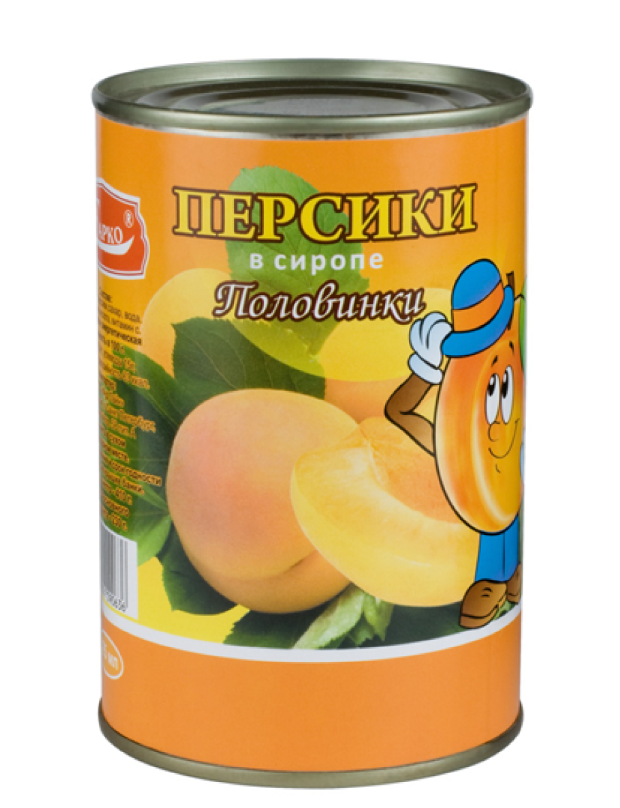 Консервированные персики Барко, 425 мл
