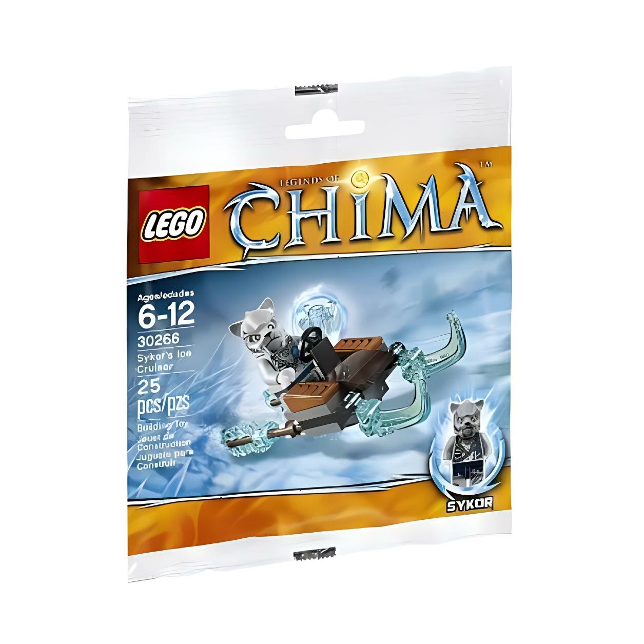 Конструктор унисекс LEGO Chima Sykor's Ice Cruiser 30266, Grimace Wolf Sled