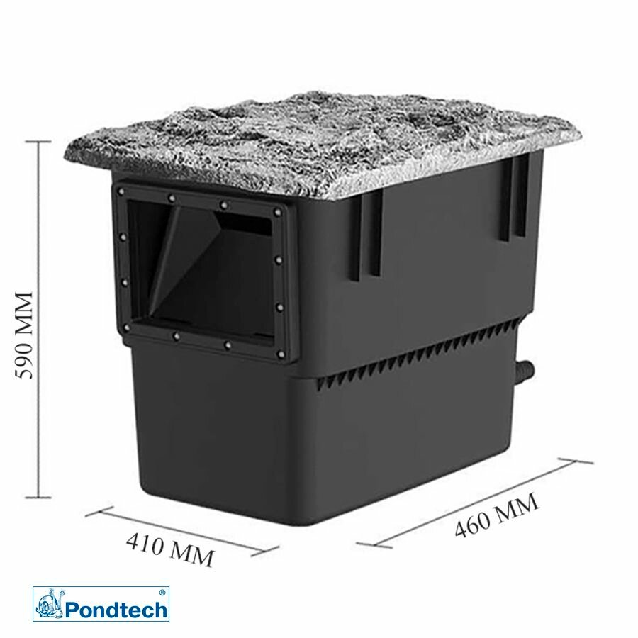 Скиммер для пруда Pondtech PSD 40 до 70 м2 береговой с насосом — фото 1