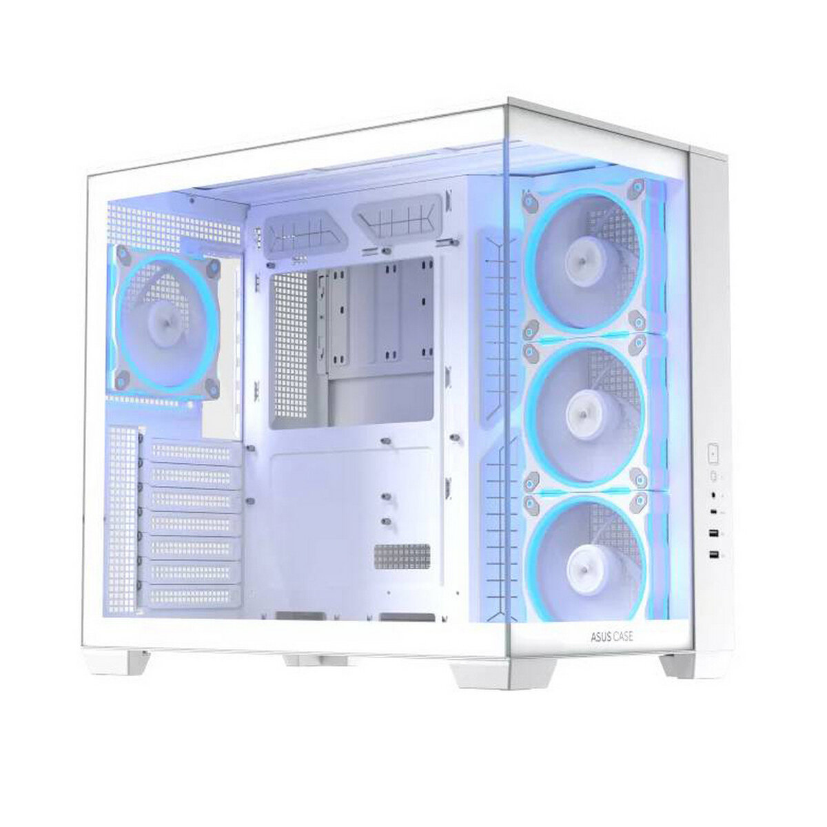 Корпус для ПК ASUS ASUS A32 PLUS TG ARGB WHITE, Middle Tower, ATX, Белый (90DC00S3-B19000)