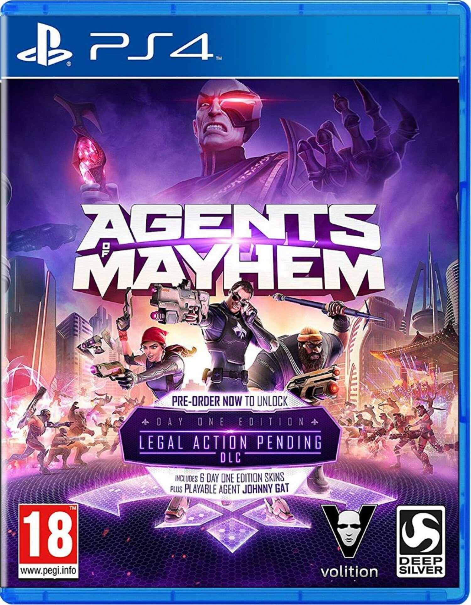 Agents of Mayhem Издание первого дня (Русские субтитры) (PS4)