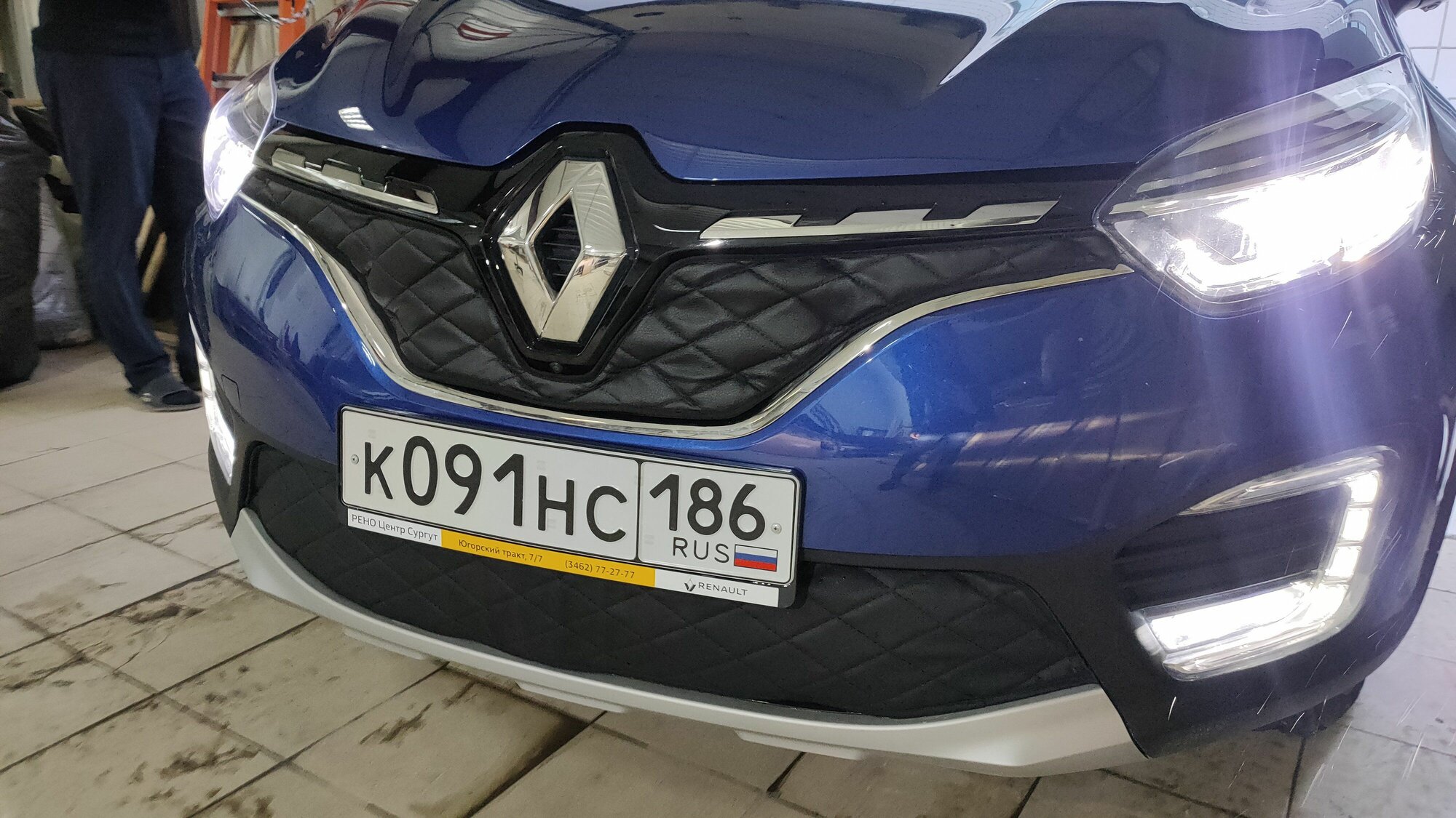 Утеплитель радиатора Экономия топлива Renault Kaptur рено каптюр (2020 -2024)