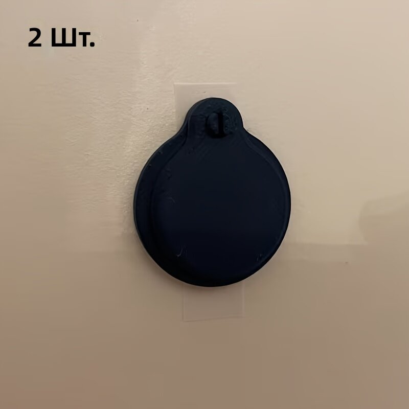 Заглушка для дверного глазка 2 шт. черная