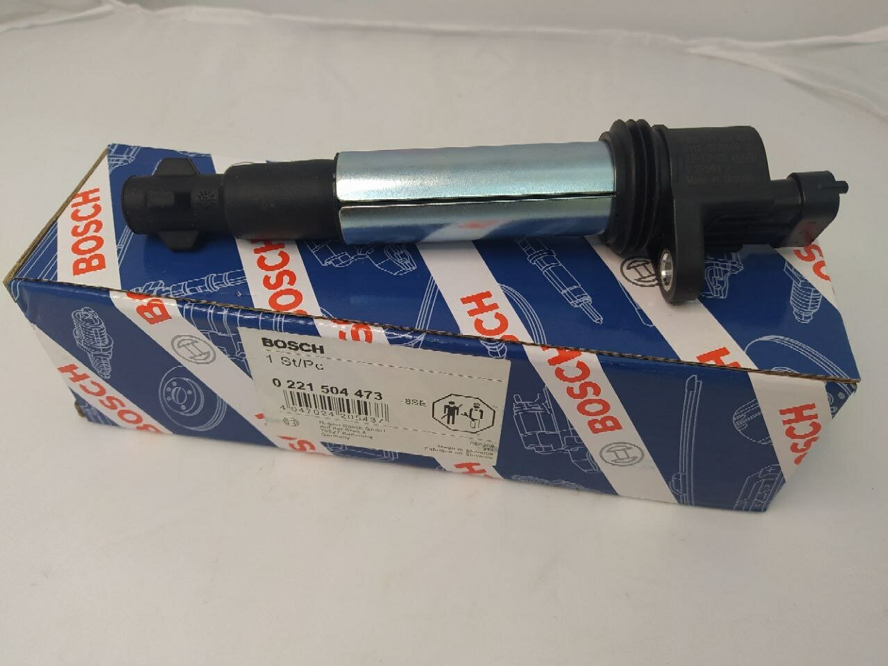 Катушка зажигания 0221504473 Bosch для LADA 2170-72, 2110-12, 1117-19, 2190-94, Vesta