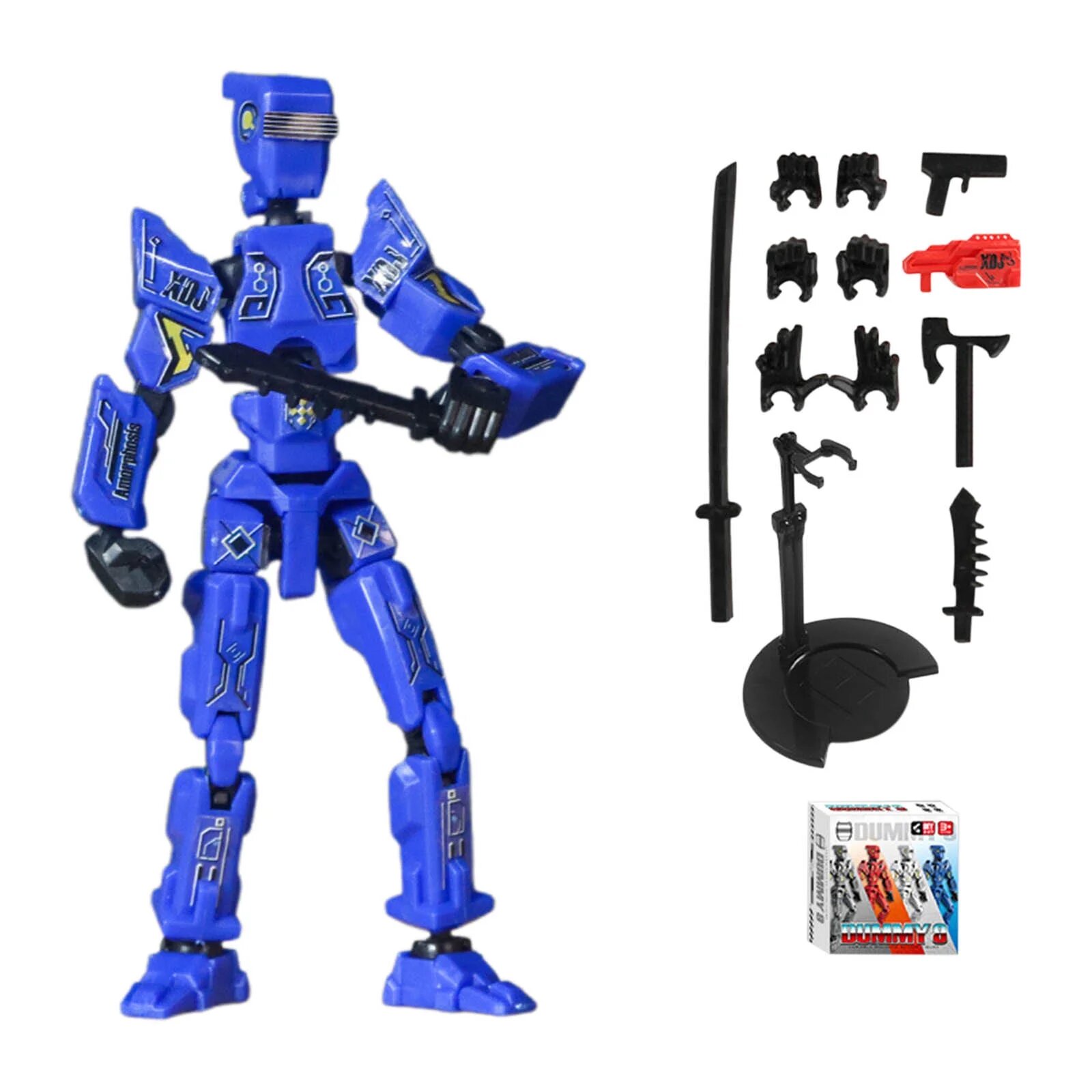 Фигурка T13, фигурка робота T13, многошарнирный подвижный робот, напечатанный на 3D-принтере, 13 шарнирных фигурок робот