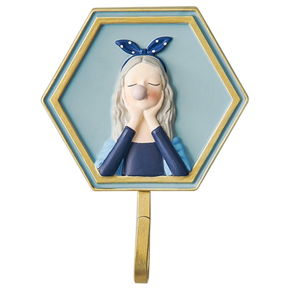 Крючок для украшения дома Nordic Creative 3D Bubble Girl Wall Hanging D-MIN