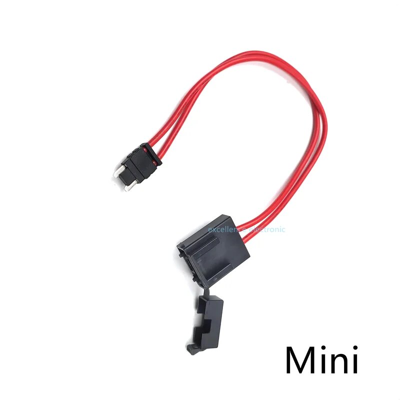 Автомобильный держатель предохранителя 16AWG No Fuse, Mini