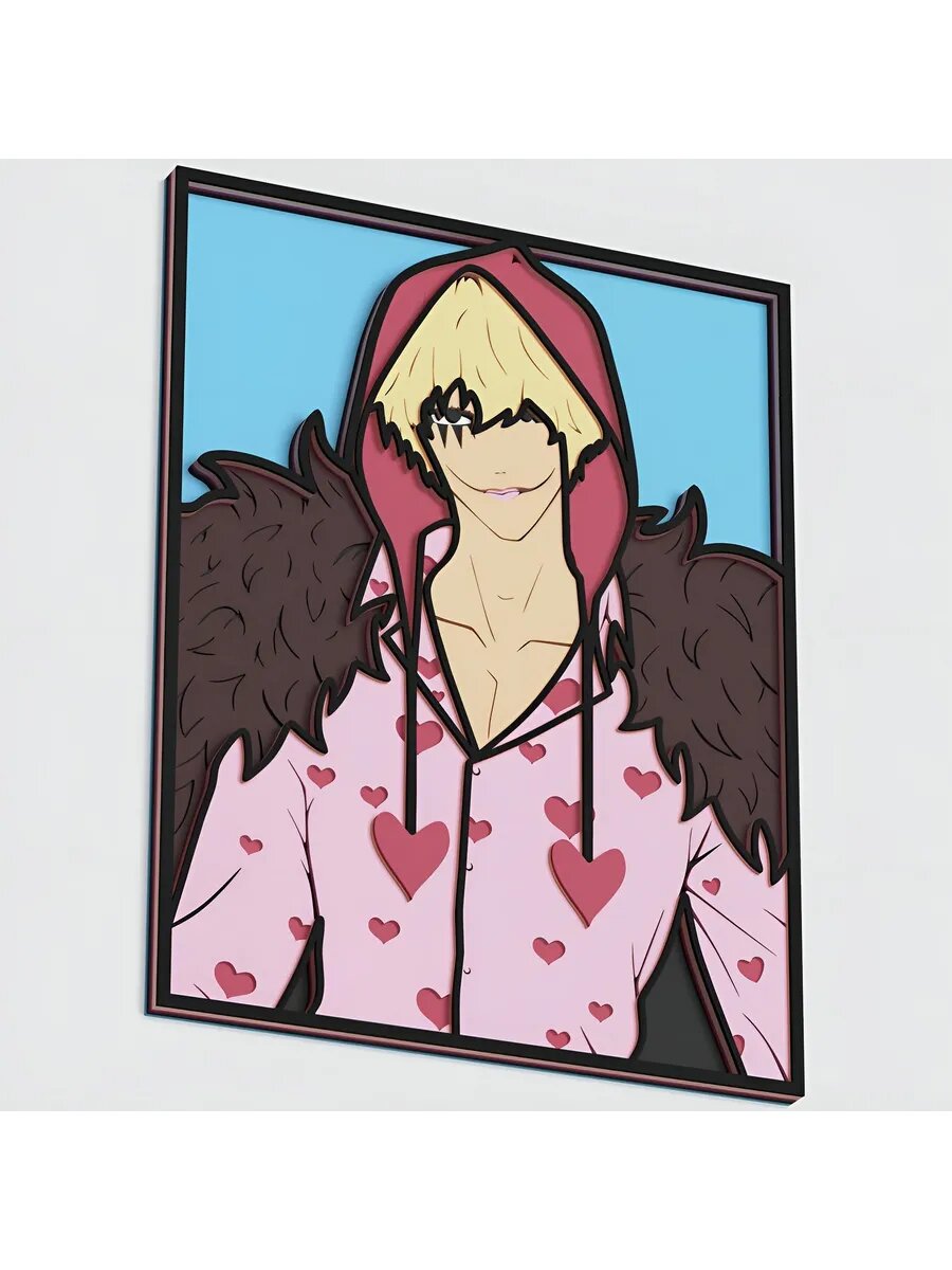 3D Картина по номерам Коросон (One Piece), 23x30 см