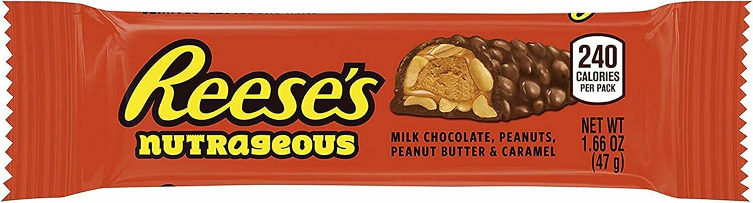 Шоколадный батончик Reese's Nutrageous 47г (Германия)