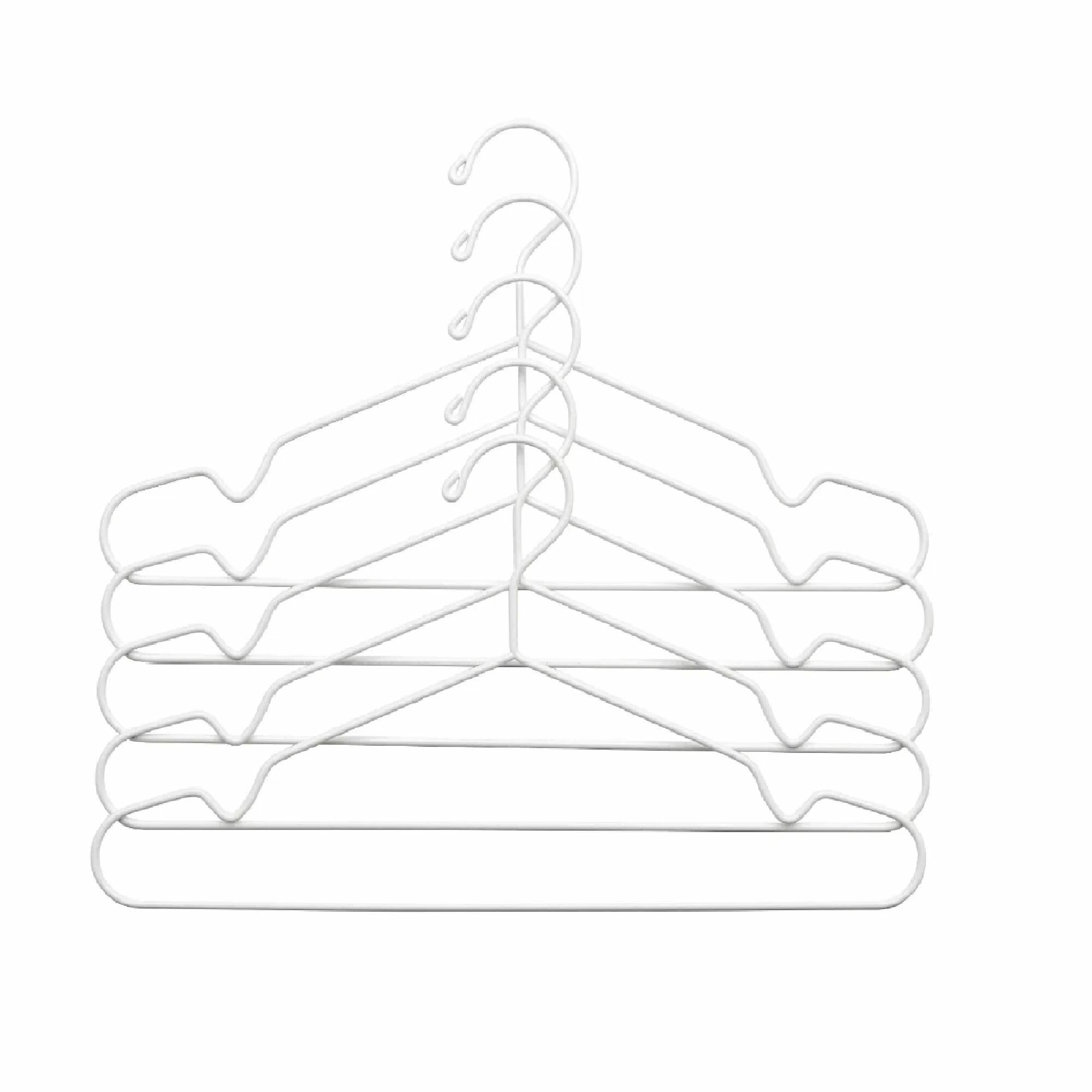 Набор вешалок 5 шт. для/дома/улицы IKEA STAJLIG стайлиг белый