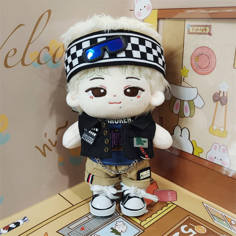 Кукла ENHYPEN Ni Star, 20см, комбинированная, плюшевая, оригинальная, хлопок, Корея