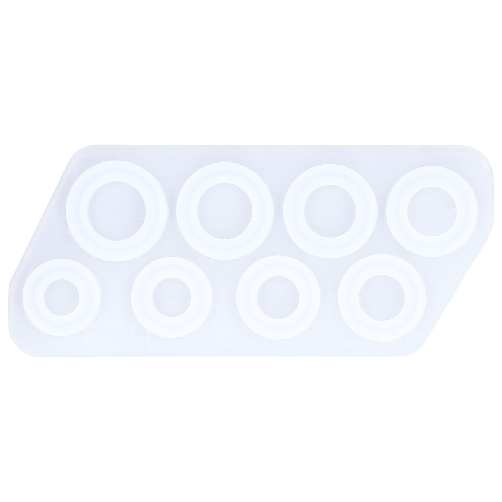 Силиконовая форма для самостоятельного изготовления уникального кольца из эпоксидной смолы с кристаллами, прозрачная силиконовая форма для декора.