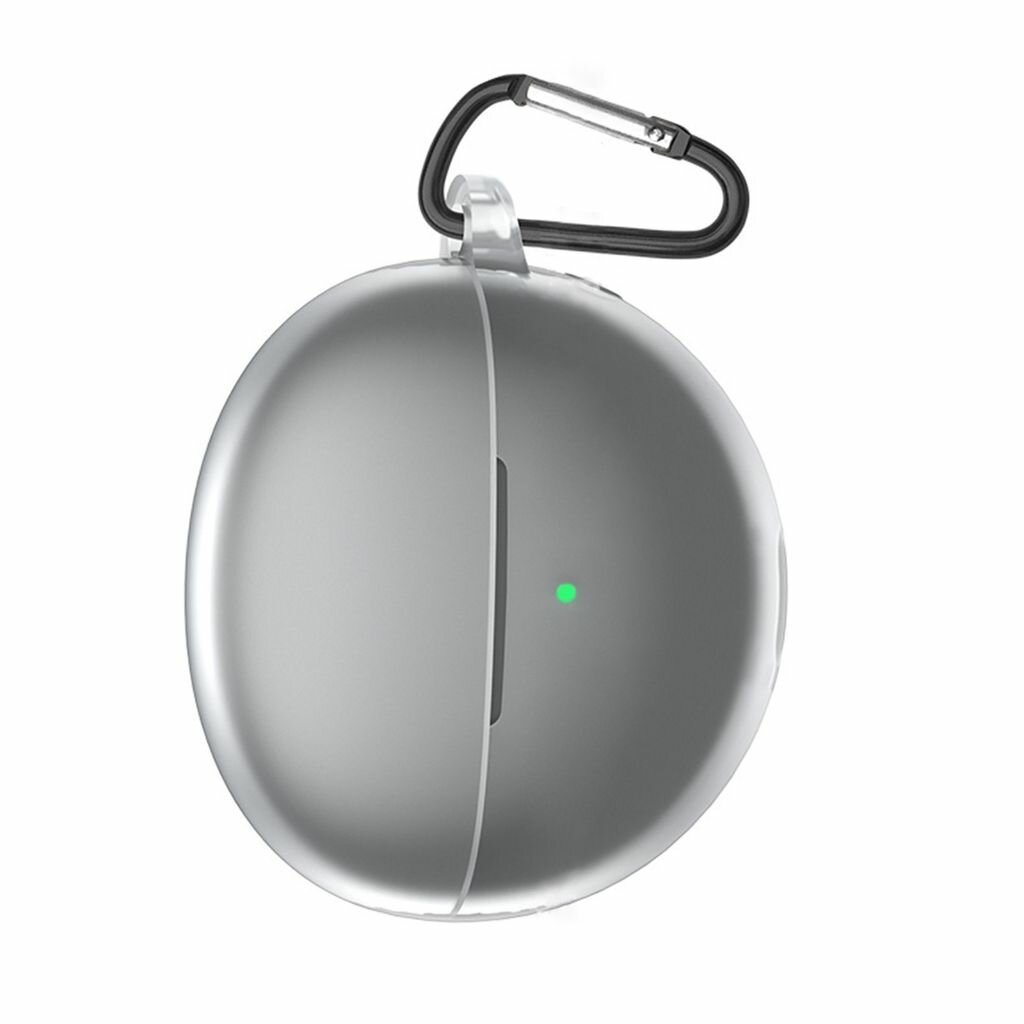 Наушники, Защитный чехол для Bluetooth наушников Huawei FreeClip - полупрозрачный