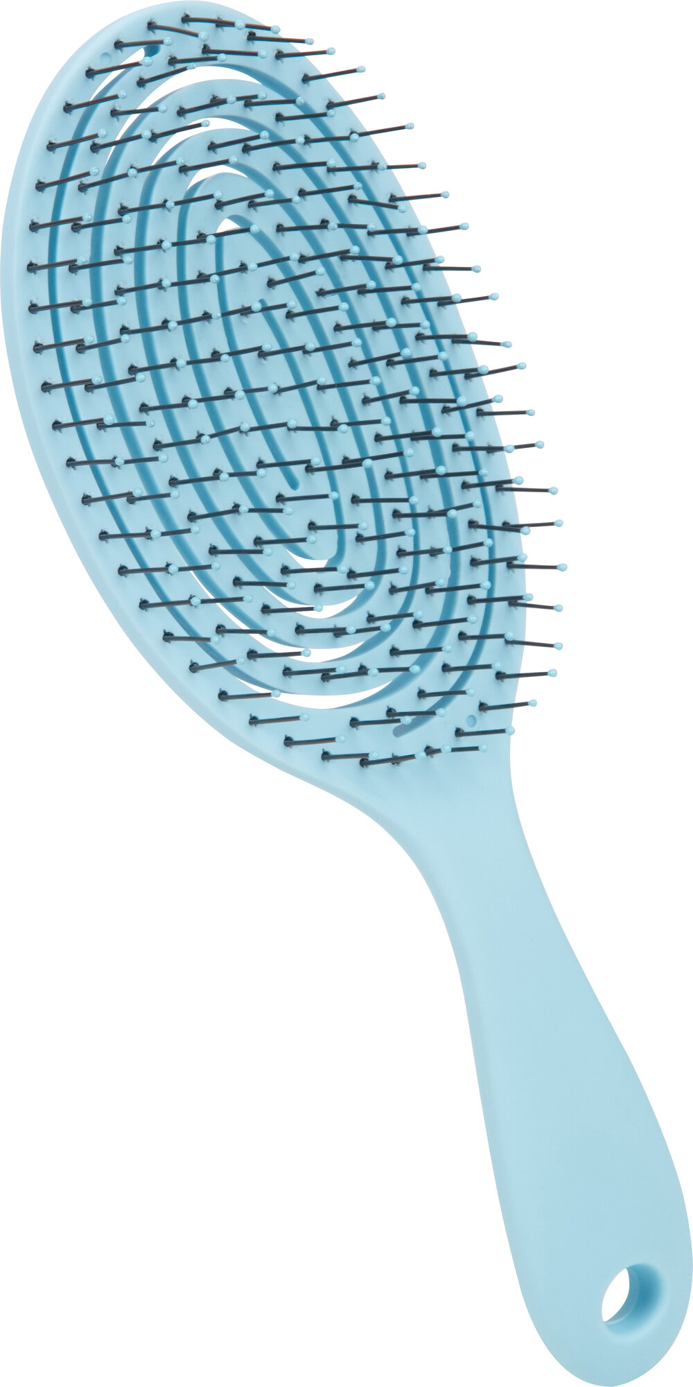 Расческа для волос массажная продувная, со спиралевидным основанием BR-02