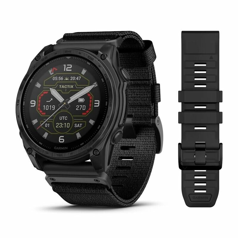 Часы Garmin Tactix 8 Solar Sapphire (51mm), черный