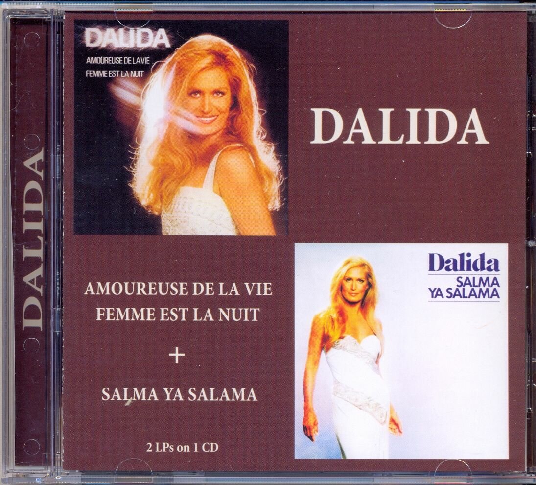 Dalida (2 in 1) - Amoureuse de la vie / Femme est la nuit + Salma ya salama 1976/77 г. Компакт диск