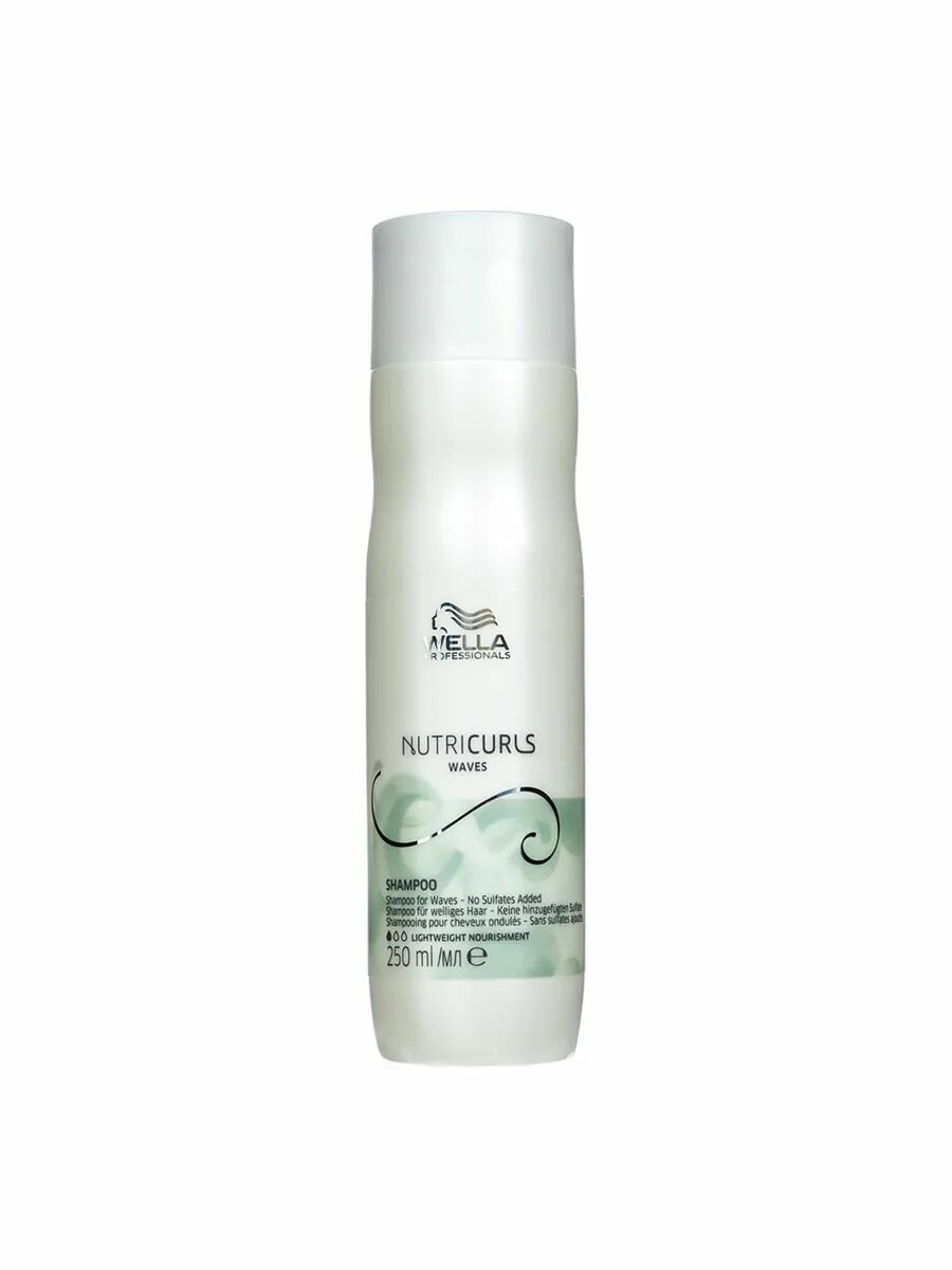 Бессульфатный шампунь для вьющихся волос Wella NUTRI CURLS , 250 мл
