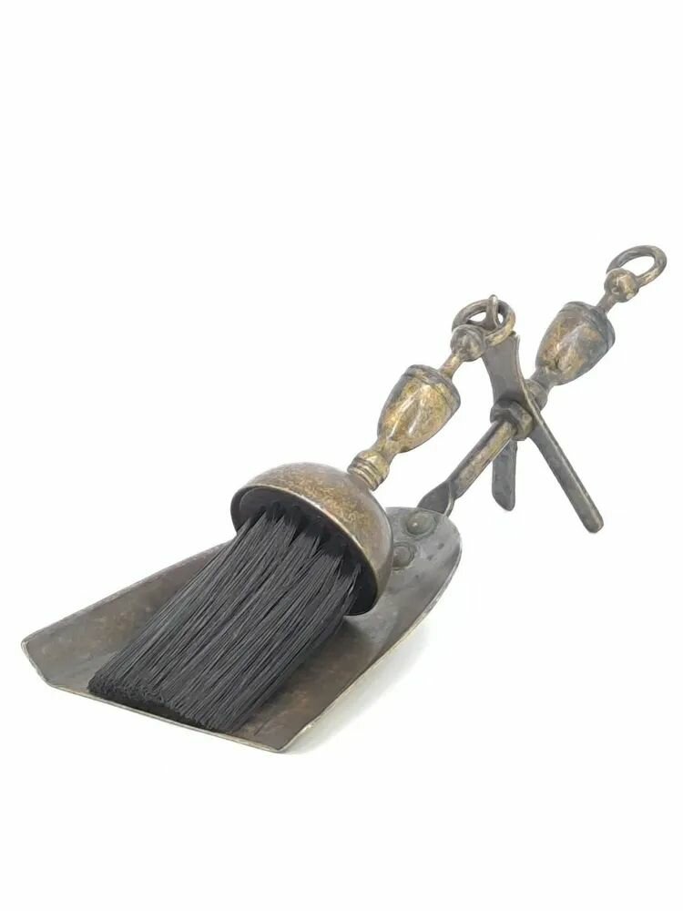 Аксессуар для камина (совок, метелка), 26х10х9см