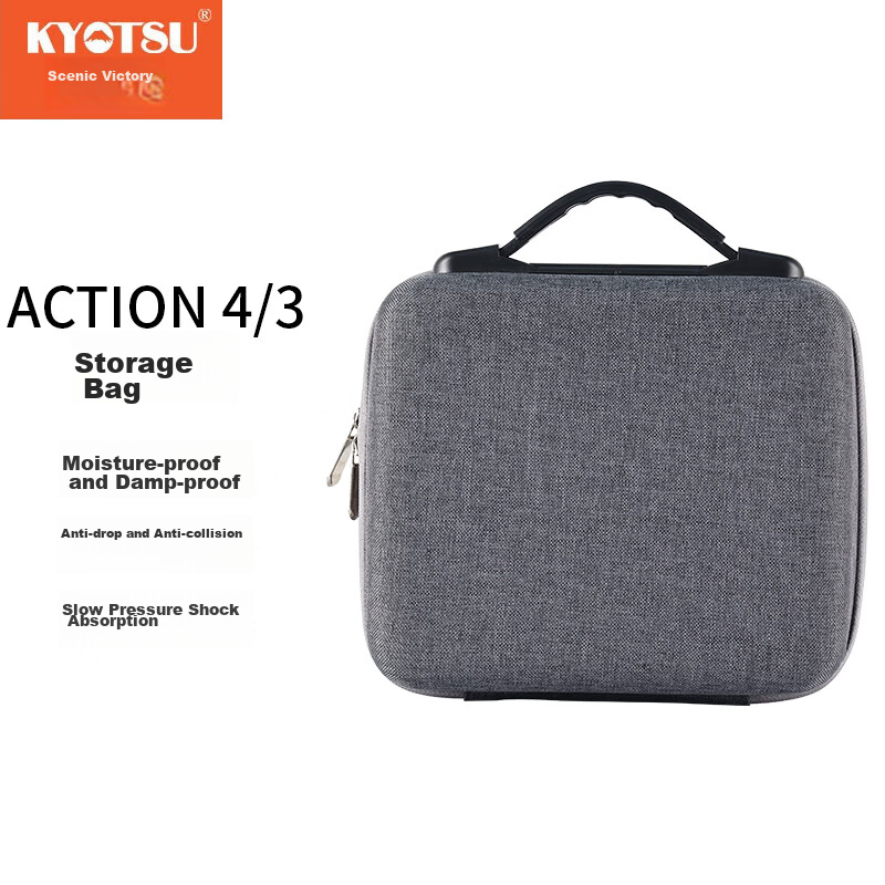 KYOTSU DJI Action 5 Pro/4/3 сумка для аксессуаров - портативный чехол для экшен-камер, устойчивый к ударам и воде