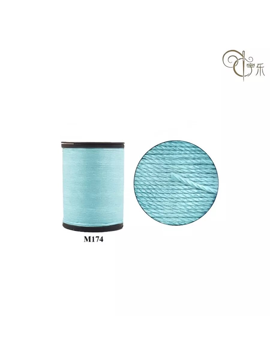 Нить вощеная крученая круглая "GALACES" 110 м - 0.65 мм