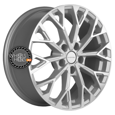 Диск автомобильный литой Khomen Wheels KHW1718 (ASX) 17x7 5x114.3 et46 dia67.1 F-Silver-FP