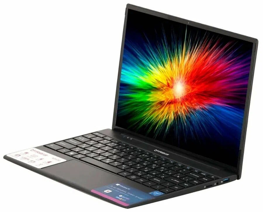 Ноутбук 13,5" IRBIS NB656 Pentium J3710/4Gb/128Gb SSD/13.5" 3K(3000х2000)/Win10Pro Черный