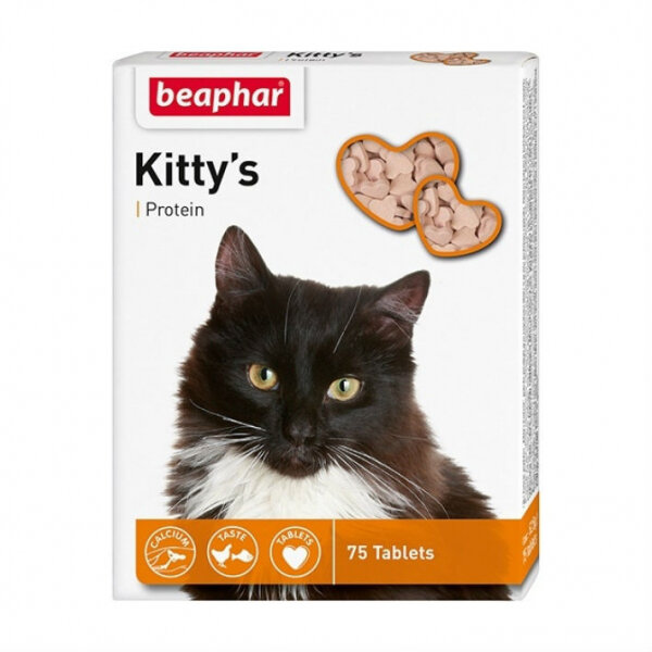 Beaphar Kitty's Protein Витамины для кошек с Протеином