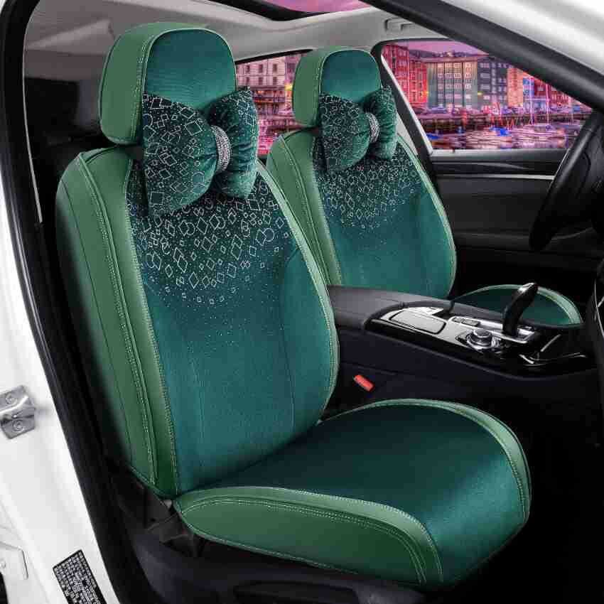 Чехлы для автокресел Xin shenxiang Four Seasons "Все включено", янтарно-зеленые, 5 мест