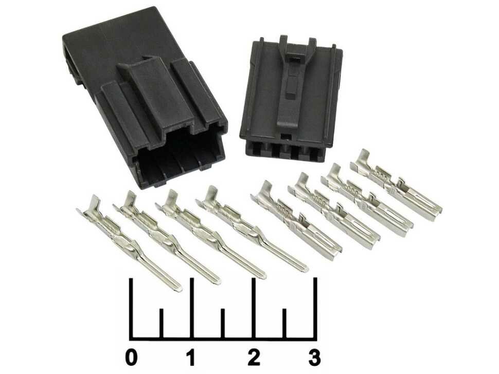 Разъем 4pin в комплекте 2мм 7123-8345/7122-8345
