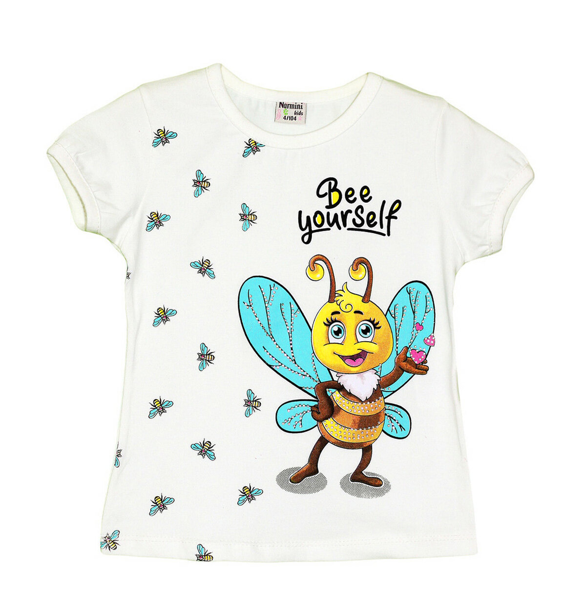 Футболка  Футболка с принтом для девочек