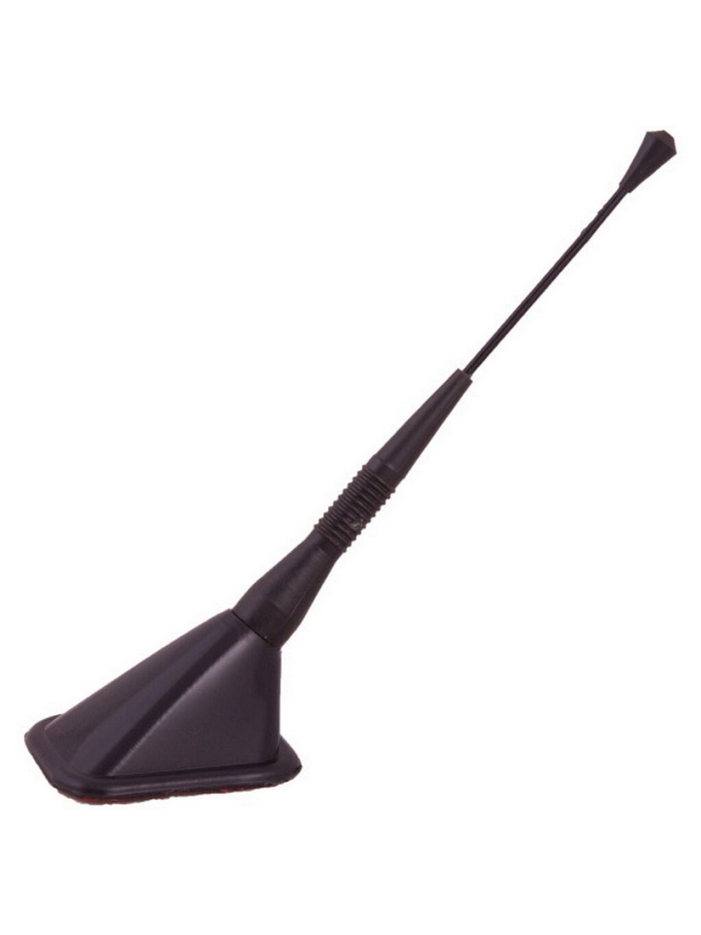 Антенна декоративная "SKYWAY" (15,5 см тонкая прямоугольное основание 65x50 мм Черный)