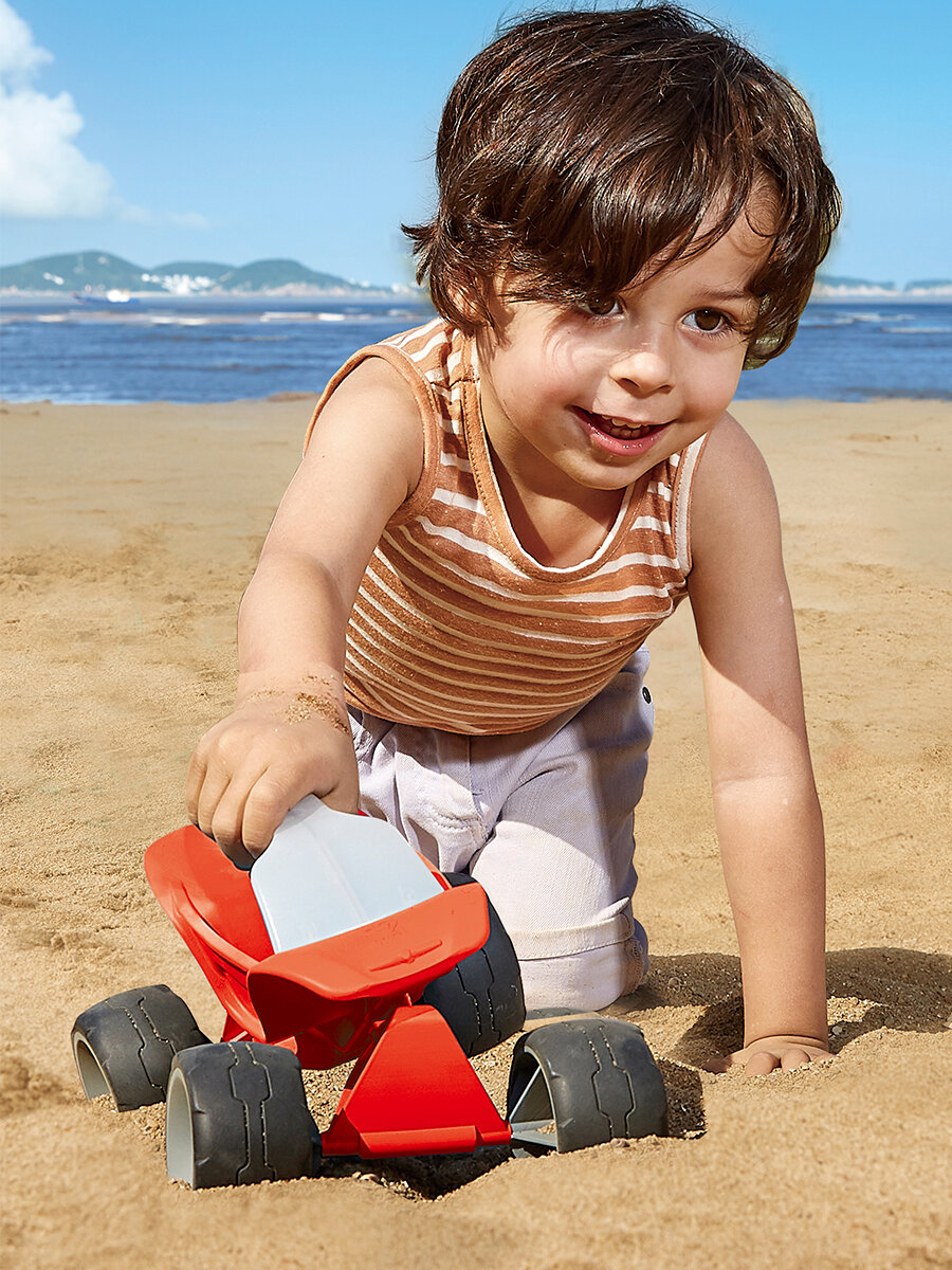 Машинка игрушка для песка Hape "Багги в Дюнах", красная E4086_HP