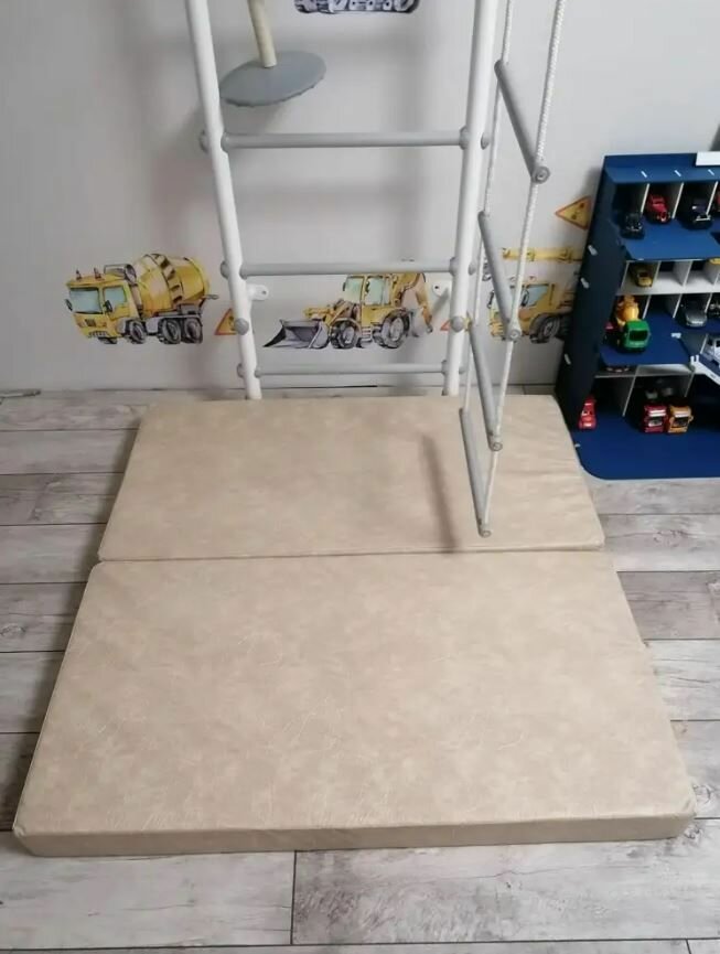 Мат гимнастический 100х100х9 Бежевый