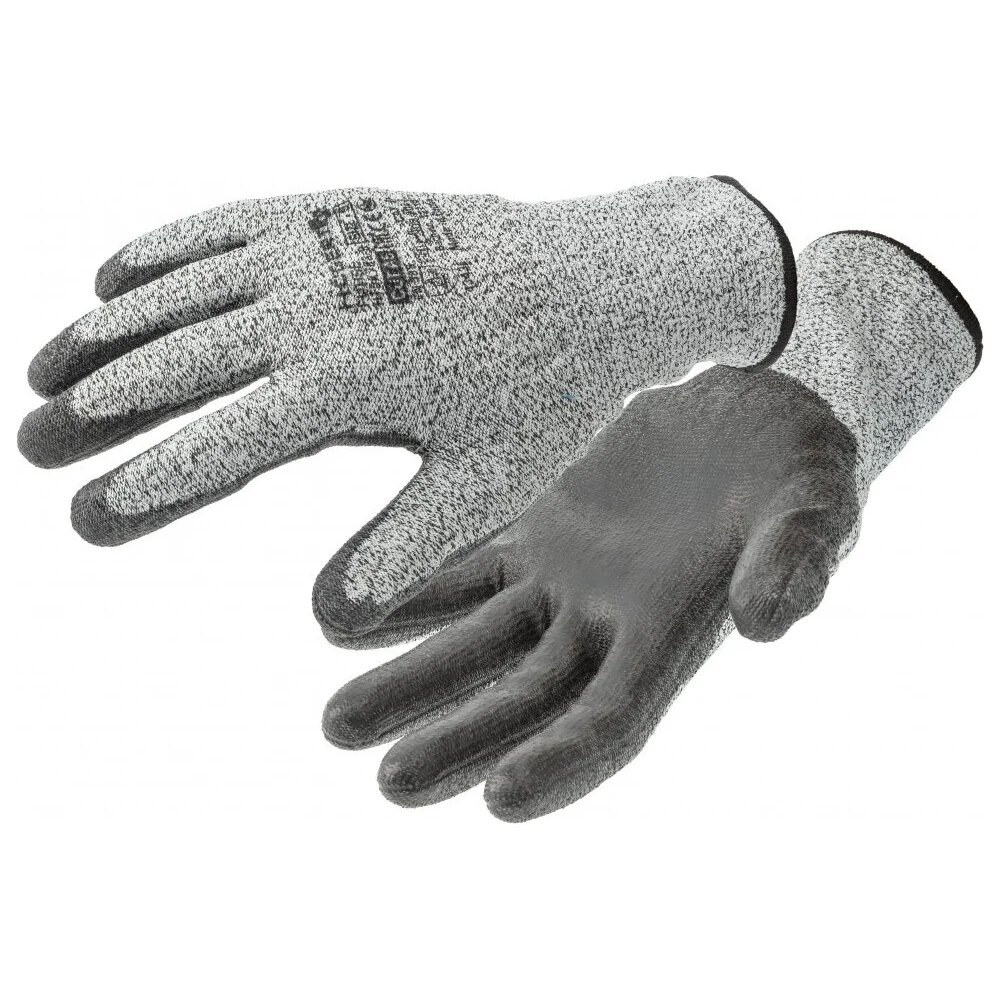 Перчатки рабочие HOEGERT TECHNIK FUHSE HPPE с защитой от порезов, покрыты полиуретаном 9 HT5K763-9, износостойкий