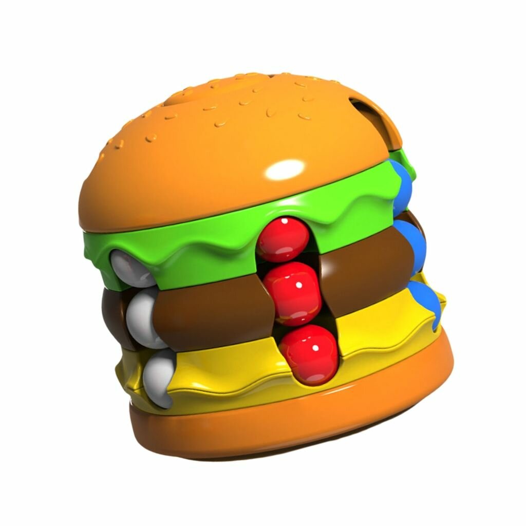 Бургер Rubik's Cube Картофель Фри Magic Bean С Декомпрессионным Кончиком Пальца Сверху-Burger