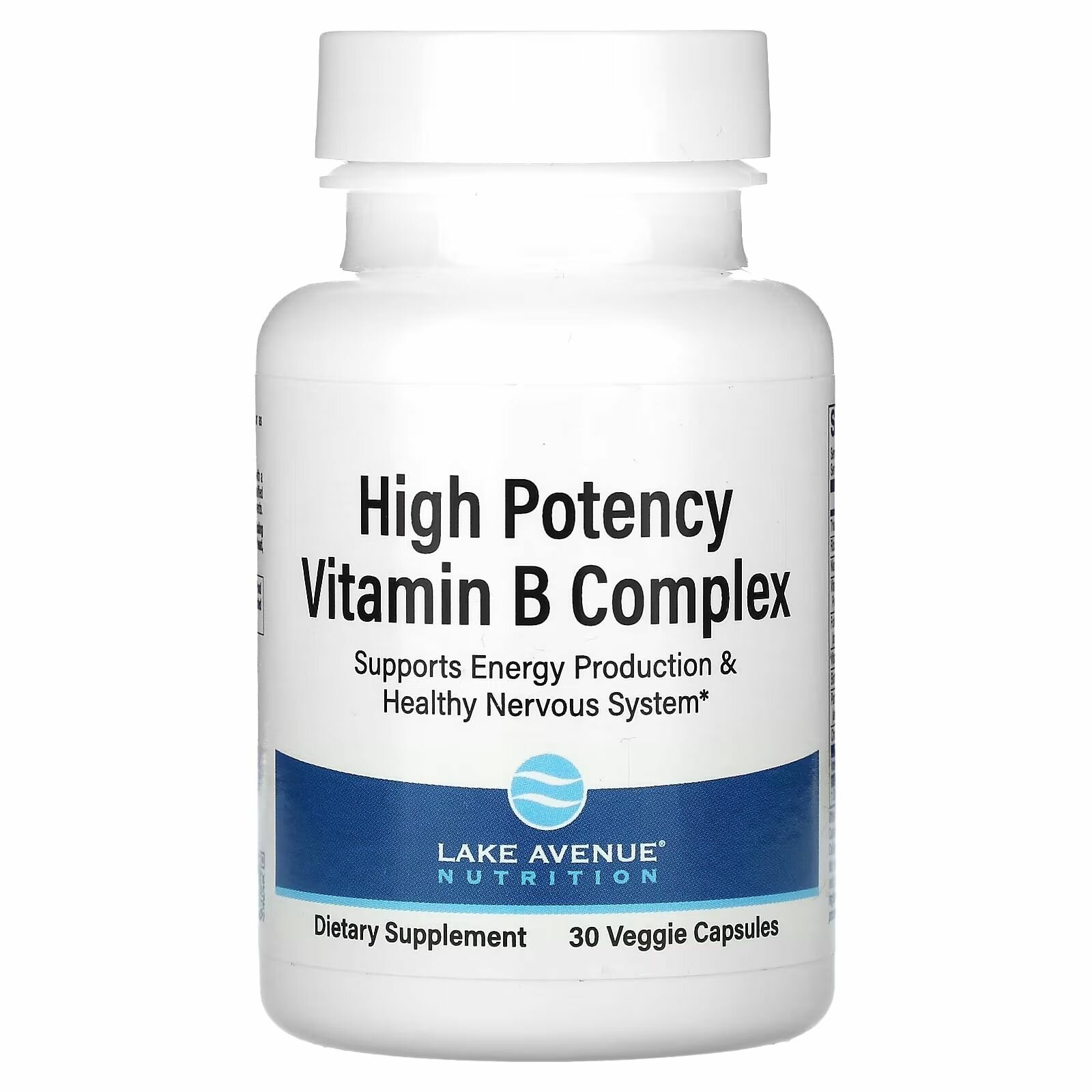 Lake Avenue комплекс Витамины группы B 30 капсул энергетический обмен
