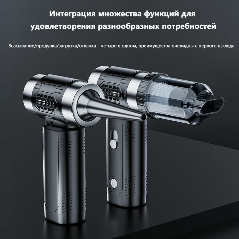 Мощный мини-воздуходув Turbo Fan с бесщеточным мотором для кемпинга и улицы