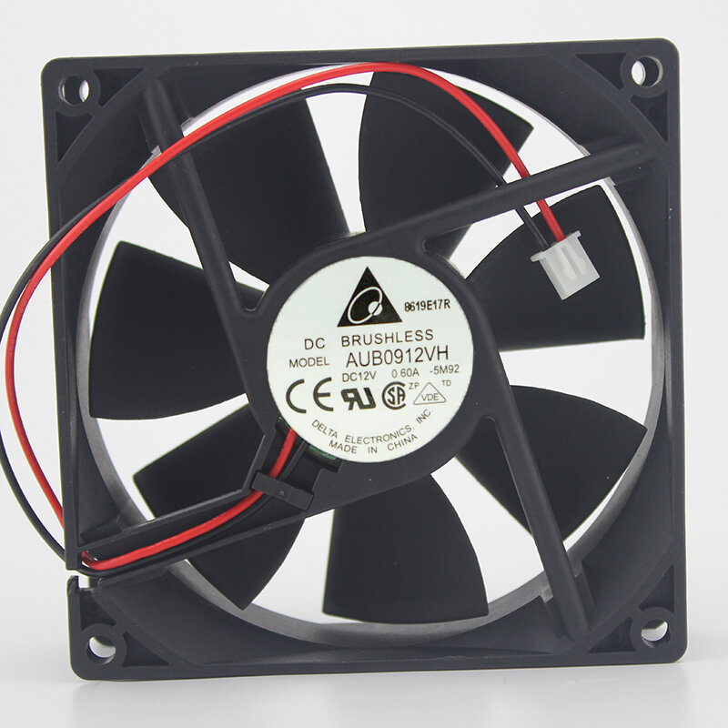 Genuine 9025 AUB0912VH 12V 0.6A 9CM / cm 4-pin temperature control PWM Вентилятор охлаждения