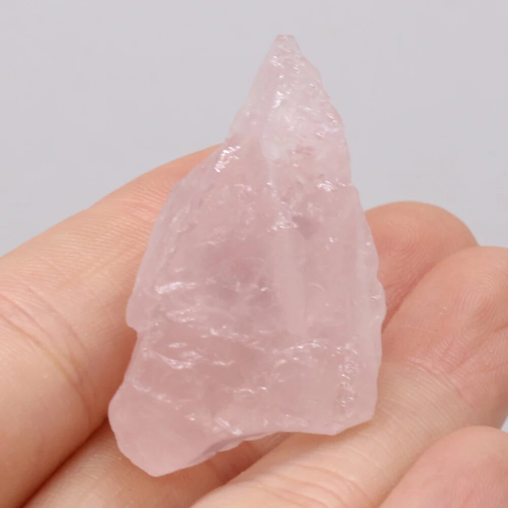 Розовый кварц, натуральный кристалл, Rose Quartz