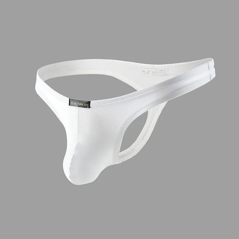 Мужские нейлоновые стринги Белый, XXL, White