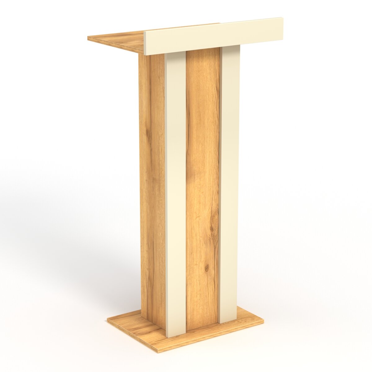 Трибуна "диктор" №105, Дуб Золотистый и Крем Вайс. Производитель товара - компания Westcom.