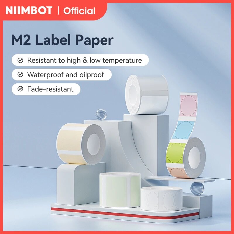 Лента для принтера этикеток NIIMBOT M2, Ribbon-Black Red — фото 1