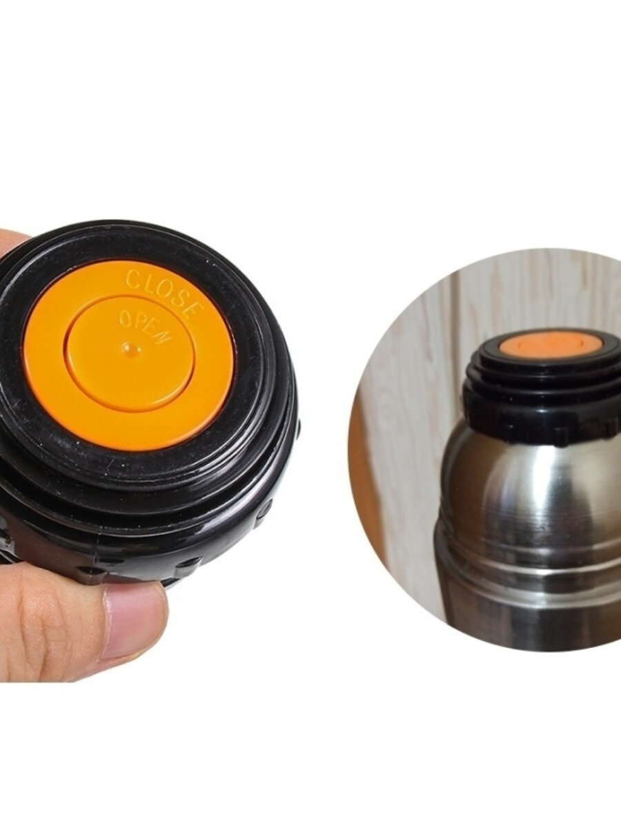 Крышка для термоса с кнопкой , ДлЯ TерMосов обьемоM750 MЛ И 1000 MЛ