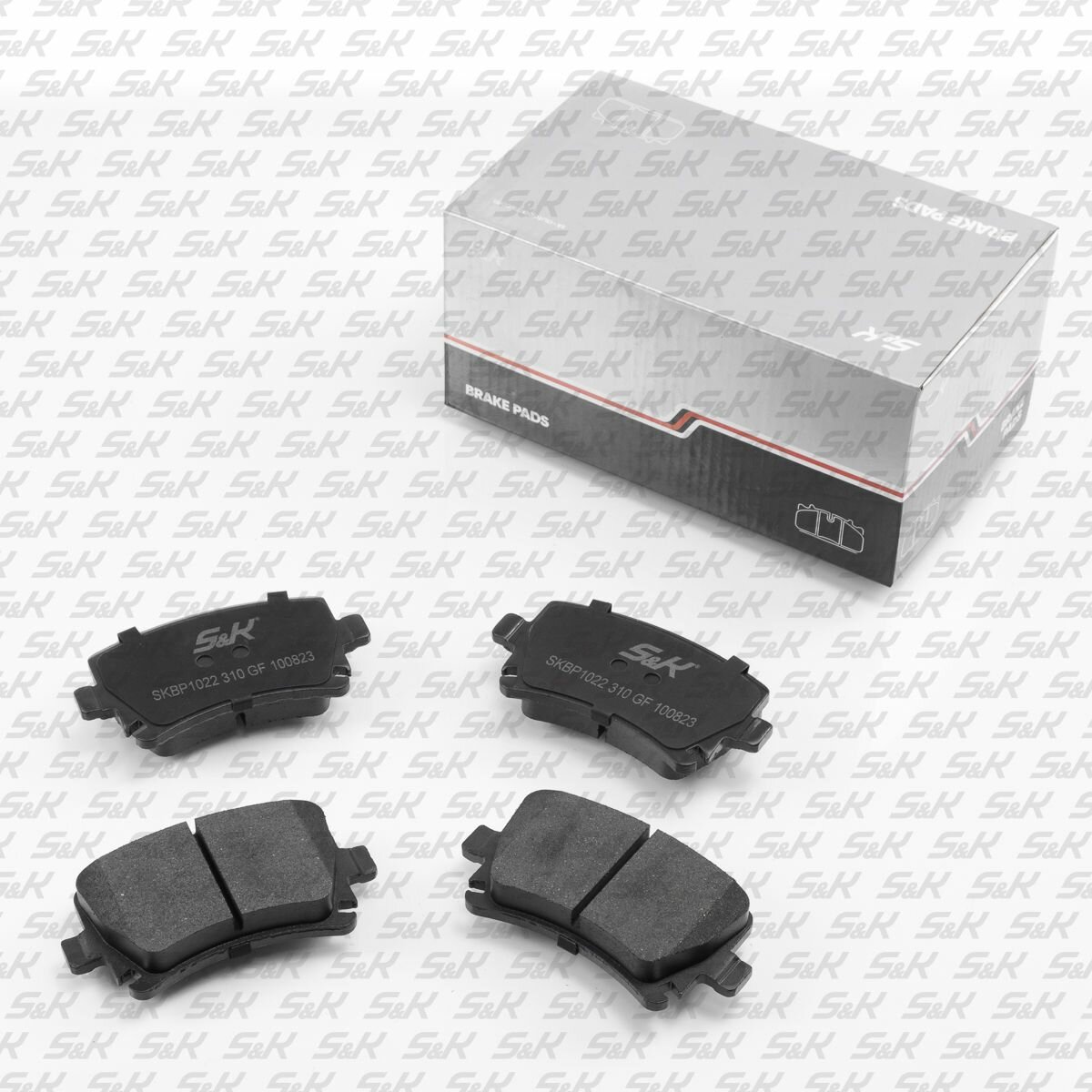 Колодки тормозные задние для Ауди A3 2003-, A4 2000-, A6 2004-, Шкода Октавиа, Суперб Фольксваген Кадди III, Гольф V Джетта Пассат (B6) Туран 2003- Audi Skoda Octavia Superb Volkswagen Caddy