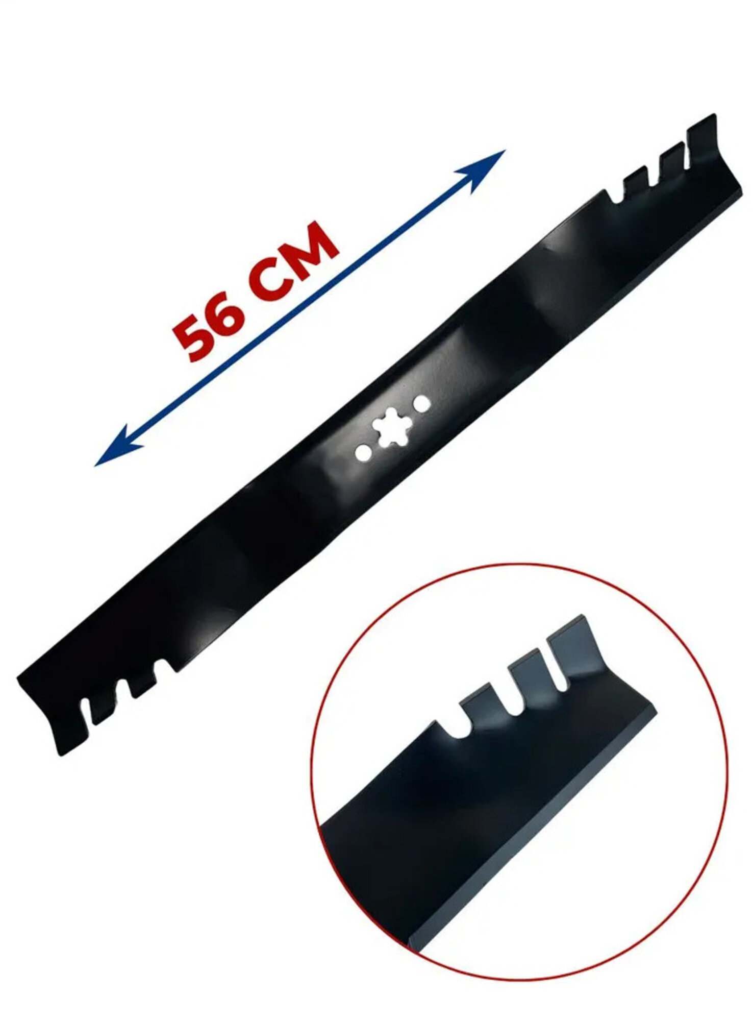 Нож для газонокосилки HUSQVARNA/KRAFTSMAN 56 см, VEBEX (звезда)