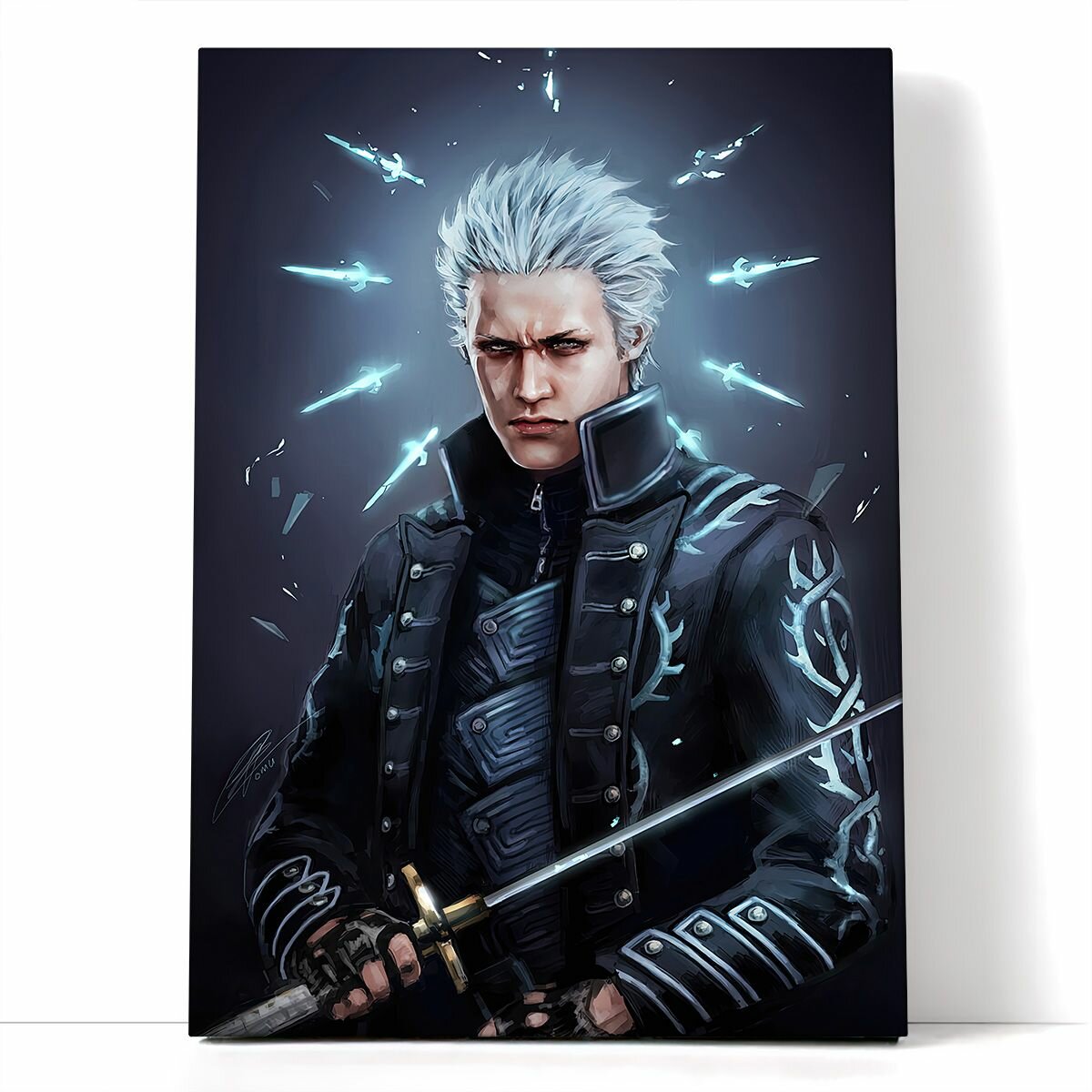 Интерьерная картина на холсте/Вергилий с мечом Devil may cry