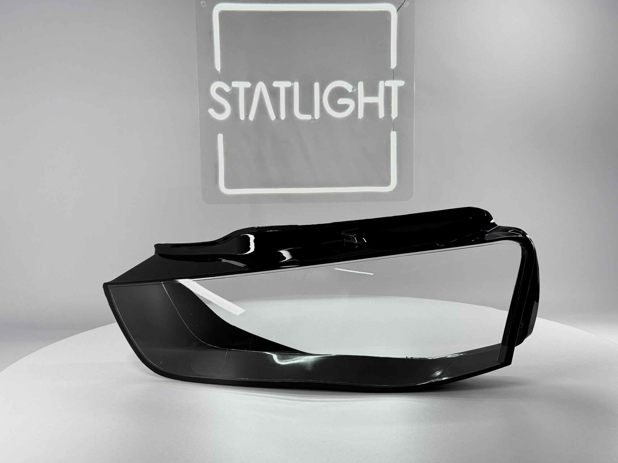 Левое стекло фары для Audi A4 IV (B8) Рестайлинг 2011-2015